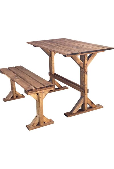 Ahşap Balkon Masası Mutfak Yemek Masası 5141