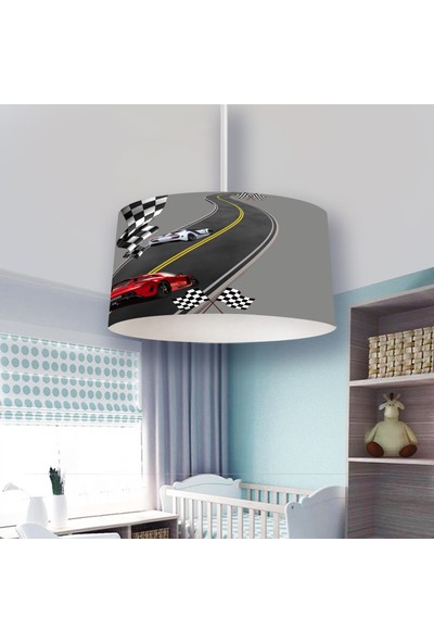 Bebişim Halı Arabalı Desenli Sarkıt Avize Bebişim Halı Arabalı Desenli Sarkıt Avize