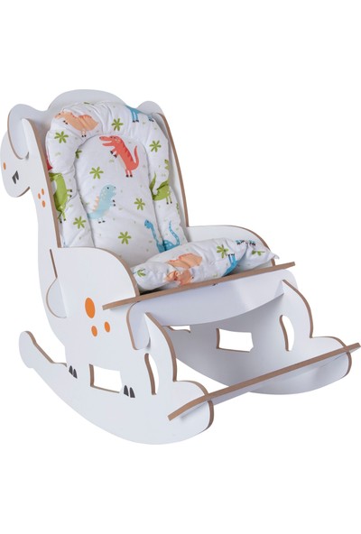 Mavienerji Ahşap Sallanır Çoçuk Sandalyesi