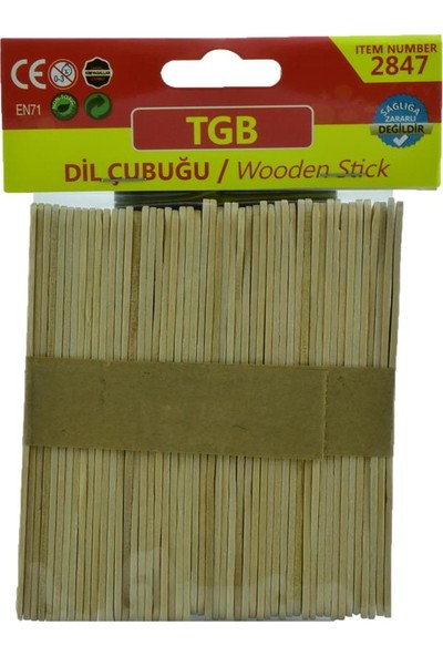 Tgb İnce Dil Çubuğu 50'li TGB-2847