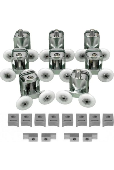 Hms Metal Gövdeli Duşakabin Cam Kabin Tekerleği Takım 24 mm Hms Metal Gövdeli Duşakabin Cam Kabin Tekerleği Takım 24 mm