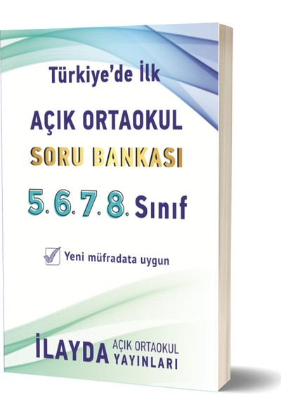Ilayda Yayınları Açık Ortaokul 5.6.7.8. Sınıf Soru Bankası Ilayda Yayınları Açık Ortaokul 5.6.7.8. Sınıf Soru Bankası