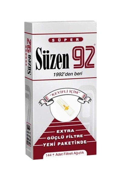 Süzen 92 Filtreli Ağızlık 144 Adet Süzen 92 Filtreli Ağızlık 144 Adet