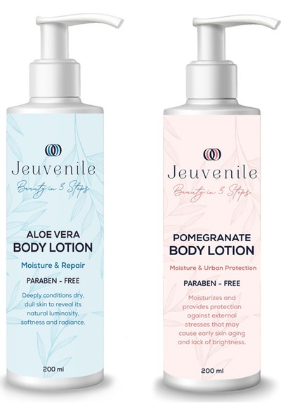 Jeuvenile Vücut Losyonu Seti 2'li (Aloe Vera + Nar Özü)
