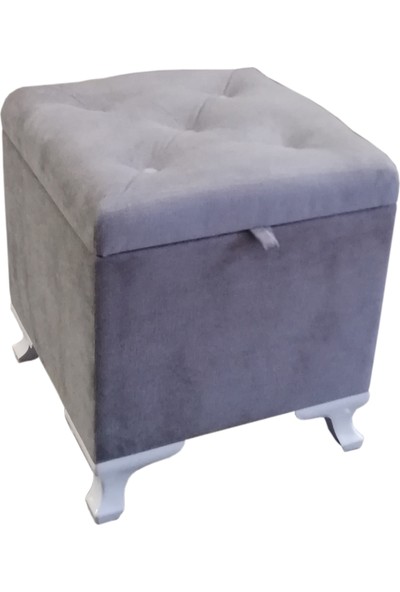 Ertok Sandıklı Puf Koltuk Gri