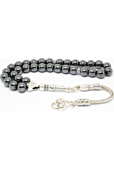 Joydizayn Kamçılı Püsküllü Hematit Taşı Tesbih Joydizayn Kamçılı Püsküllü Hematit Taşı Tesbih