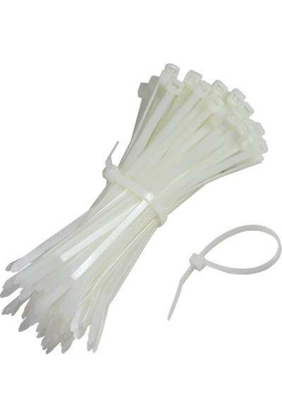 Kablo Bağı Plastik Cırt Kelepçe Kablo Klipsi 100'lü 3,6 x 250 mm Kablo Bağı Plastik Cırt Kelepçe Kablo Klipsi 100'lü 3,6 x 250 mm