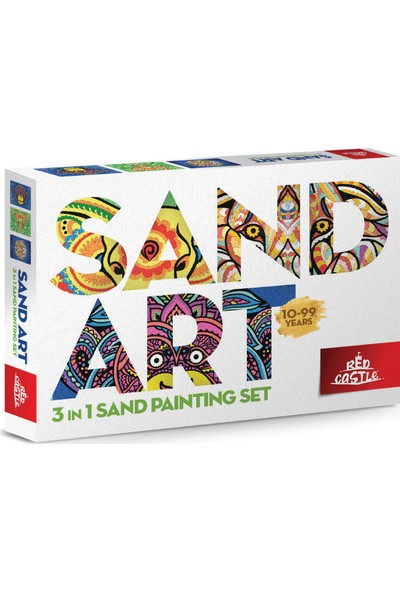 Red Castle Yetişkin Kum Boyama Seti 3in1