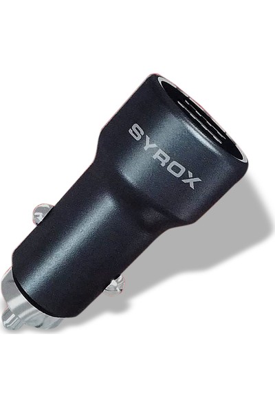 Syrox CR10 Araç Içi Şarj Cihazı - Siyah