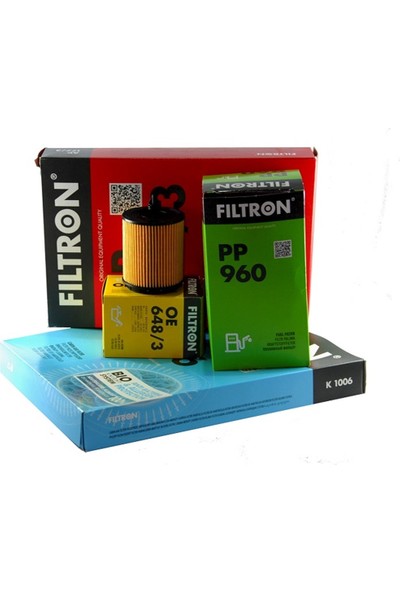 Filtron Filtron Chevrolet Captiva 2.0 Dizel Periyodik Bakım Filtre Seti Filtron Filtron Chevrolet Captiva 2.0 Dizel Periyodik Bakım Filtre Seti