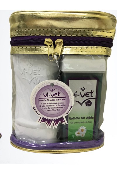 Vi-Vet Azulen Kartuş Isıtıcı + Roll-On Ağda Set 100 ml Vi-Vet Azulen Kartuş Isıtıcı + Roll-On Ağda Set 100 ml