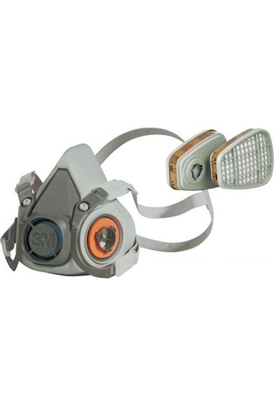 3m 6200 Orta Boy Yarım Yüz Maskesi + 1 Filtre