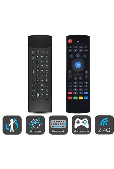 Gomax T1 2.4ghz Air Mouse Kablosuz Klavye Uzaktan Kumanda Gomax T1 2.4ghz Air Mouse Kablosuz Klavye Uzaktan Kumanda