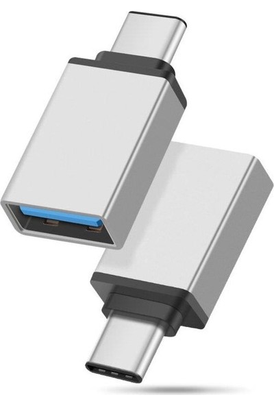 Upjaks USB Dişi To Type-C Erkek Dönüştürücü Otg Çevirici Adaptör Metal Upjaks USB Dişi To Type-C Erkek Dönüştürücü Otg Çevirici Adaptör Metal