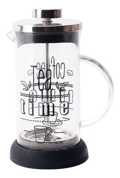 Gönül Cam French Press Bitki Demleme Siyah Silikon 350 ml 2359 Gönül Cam French Press Bitki Demleme Siyah Silikon 350 ml 2359