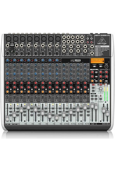 Behringer Xenyx QX2222USB 22 Kanallı USB Deck Mikser Behringer Xenyx QX2222USB 22 Kanallı USB Deck Mikser
