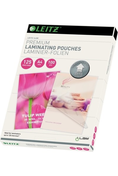 Leitz L-7481125 Mıc A4 Laminasyon Filmi 100'LÜ