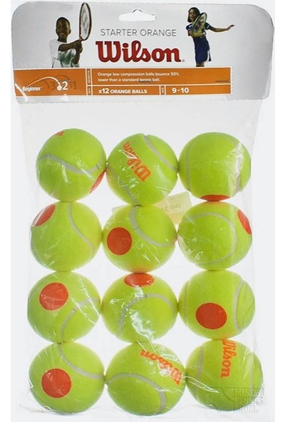 Wılson Starter Orange T Tenis Topu 12 Pack Wrt137200 Wılson Starter Orange T Tenis Topu 12 Pack Wrt137200