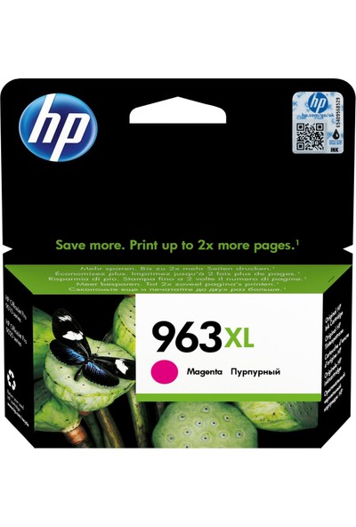 HP 963XL Kırmızı Mürekkep Kartuşu 3JA28AE