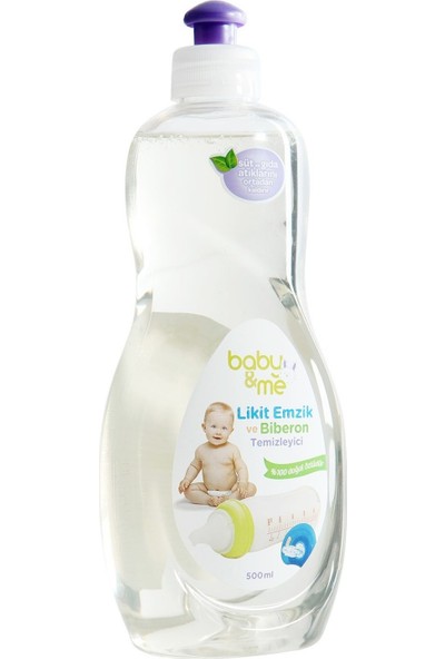 Baby&Me Likit Emzik Biberon Temizleyici 500 Ml Baby&Me Likit Emzik Biberon Temizleyici 500 Ml