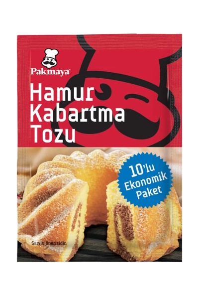 Pakmaya 10'lu Hamur Kabartma Tozu Pakmaya 10'lu Hamur Kabartma Tozu