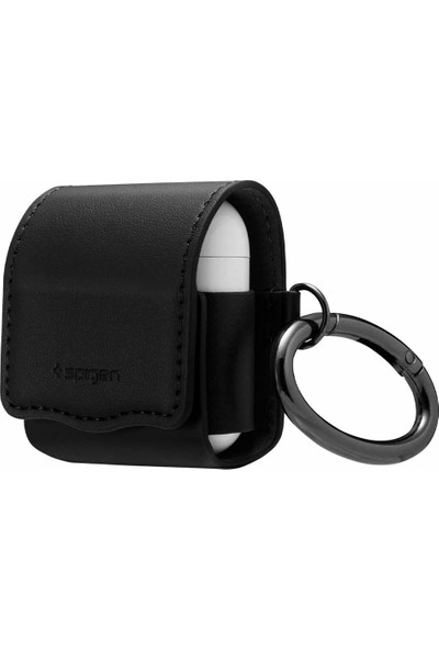 Spigen Apple AirPods 2/1 Nesil Uyumlu Kılıf Valentinus Black - 074CS26413 Spigen Apple AirPods 2/1 Nesil Uyumlu Kılıf Valentinus Black - 074CS26413