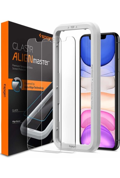 Spigen Apple iPhone 11 Pro Max / iPhone XS Max Cam Ekran Koruyucu Kolay Kurulum AlignMaster GLAS.tR Slim Full Cover Black / Siyah - AGL00098 Spigen Apple iPhone 11 Pro Max / iPhone XS Max Cam Ekran Koruyucu Kolay Kurulum AlignMaster GLAS.tR Slim Full Cover Black / Siyah - AGL00098
