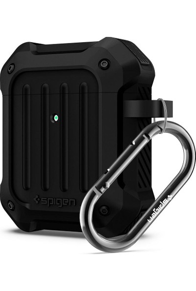 Spigen Apple AirPods 2/1 Nesil Uyumlu Kılıf Tough Armor Black - 074CS26497 Spigen Apple AirPods 2/1 Nesil Uyumlu Kılıf Tough Armor Black - 074CS26497