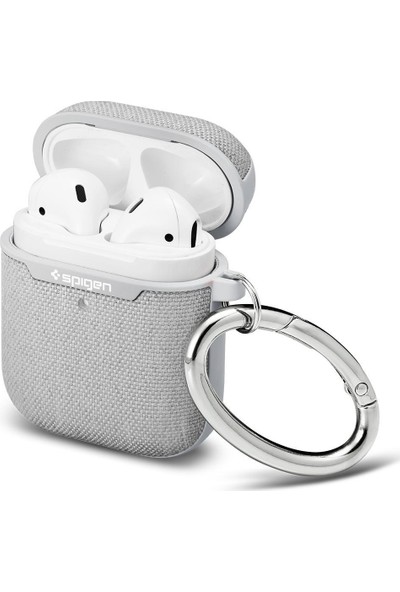 Spigen Apple AirPods 2/1 Nesil Uyumlu Kılıf Urban Fit Dokuma Gray - 074CS27031 Spigen Apple AirPods 2/1 Nesil Uyumlu Kılıf Urban Fit Dokuma Gray - 074CS27031