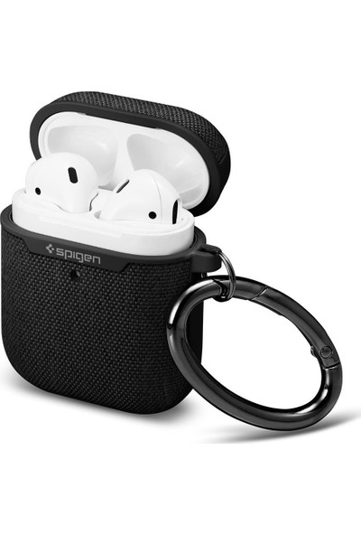 Spigen Apple AirPods 2/1 Nesil Uyumlu Kılıf Urban Fit Dokuma Black - 074CS27030