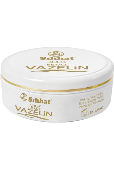 Vazelın Beyaz 50 gr Sıhhat