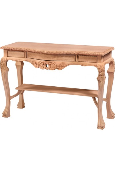 Masifart Tergum 115 cm Kartal Dresuar Cilasız Ham Ahşap 2575