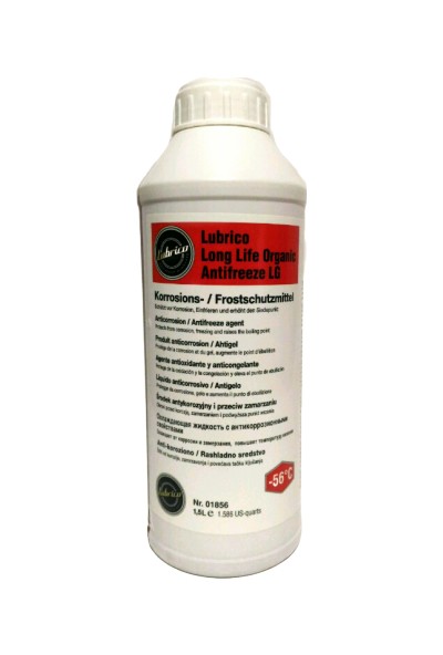 Lubrico Organik 1,5 Lt Kırmızı Konsantre Antifriz - 56 C Lubrico Organik 1,5 Lt Kırmızı Konsantre Antifriz - 56 C