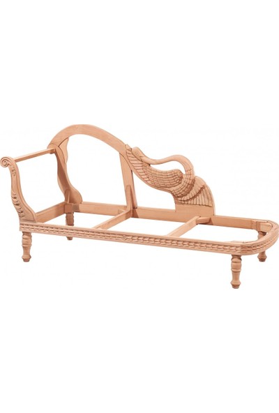 Masifart Rexter Kuğulu Jozefin Cilasız Ham Ahşap 4956