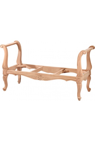 Masifart Lucumis Oymalı U Koltuk Cilasız Ham Ahşap 4969 Masifart Lucumis Oymalı U Koltuk Cilasız Ham Ahşap 4969