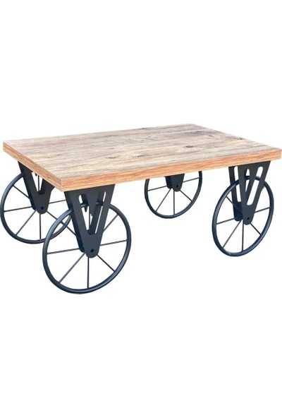 Weblonya Tekerlekli Zigon Sehpa Orta Sehpa 5146