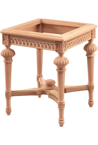 Masifart Bronte Yıldız Kare Fiskos Sehpa Cilasız Ham Ahşap 6517 Masifart Bronte Yıldız Kare Fiskos Sehpa Cilasız Ham Ahşap 6517