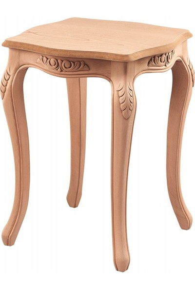 Masifart Vitale Göbekli Fiskos Sehpa Yan Sehpa Cilasız Ham Ahşap 6532 Masifart Vitale Göbekli Fiskos Sehpa Yan Sehpa Cilasız Ham Ahşap 6532