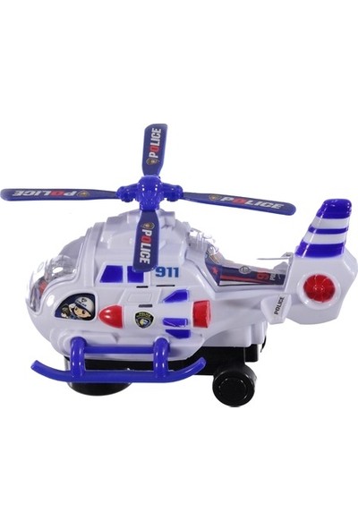 Can Pilli Işıklı Sesli Oyuncak Polis Helikopter Can Pilli Işıklı Sesli Oyuncak Polis Helikopter