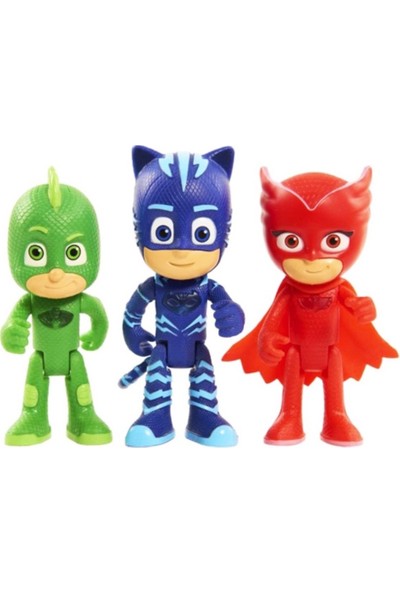 Pj Masks Kutulu 3'lü Figür Oyuncak - Catboy Owlette Gekko Pj Masks Kutulu 3'lü Figür Oyuncak - Catboy Owlette Gekko