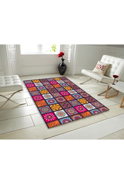 Karnaval Home X Argaç Seri Lotus Modern Halı