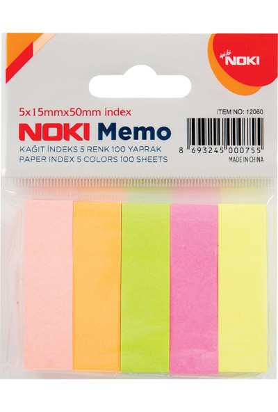 Noki İndeks 5 Renk 100Yp 4'lü Paket Noki İndeks 5 Renk 100Yp 4'lü Paket