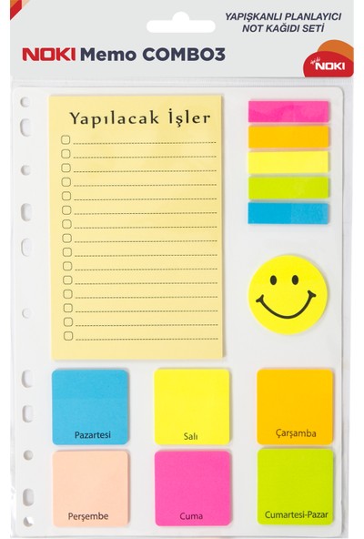 Noki Memo Combo 3 12703 Yapışkan Notluk Noki Memo Combo 3 12703 Yapışkan Notluk