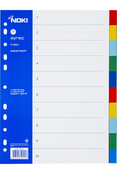 Noki Ayraç Pp 2X5 Renk