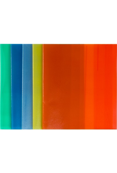 Noki Hazır Yapışkanlı Defter Kabı A5 10 Adet Şeffaf Beyaz