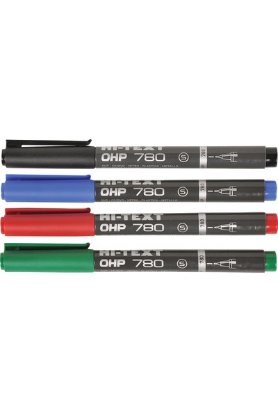 Hi-Text Asetat Kalemi 4 Adet S (780S) Hi-Text Asetat Kalemi 4 Adet S (780S)