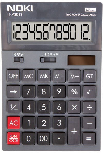 Noki Hesap Makinesi 12 Hane H-MS012 Noki Hesap Makinesi 12 Hane H-MS012