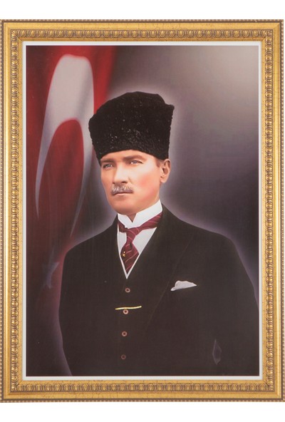 İnter 50x70 cm Varaklı Atatürk Portresi İNT-025