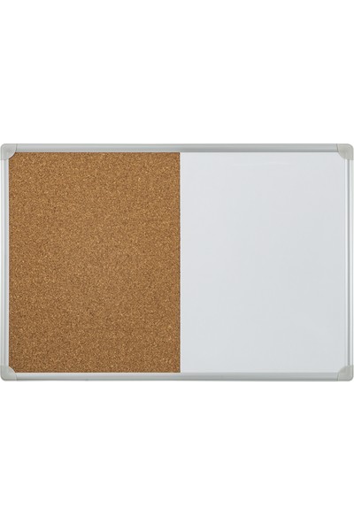 İnter MantarPano-Yazı Tahtası Çift Fonksiyon Lüx Alüminyum Çerçeveli D.Monte 30 x 45 INT-521