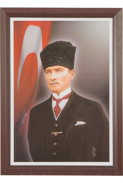 İnter Atatürk Portresi 35 x 50 Lamine Çerçeve